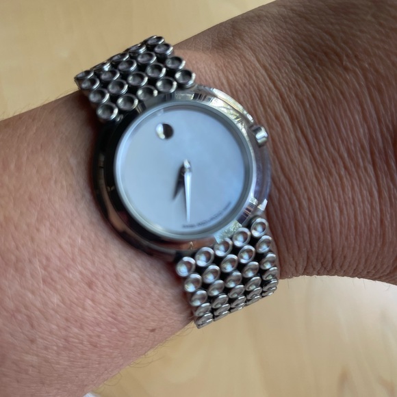 Movado | Wearables | Movado Silver Smartwatch With White Face | Poshmark